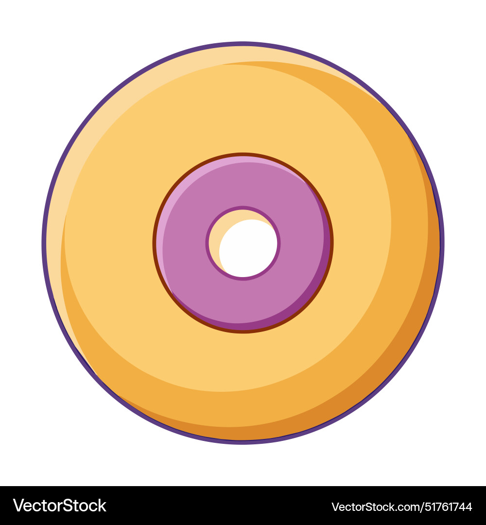 Scrub disc on white background Royalty Free Vector Image