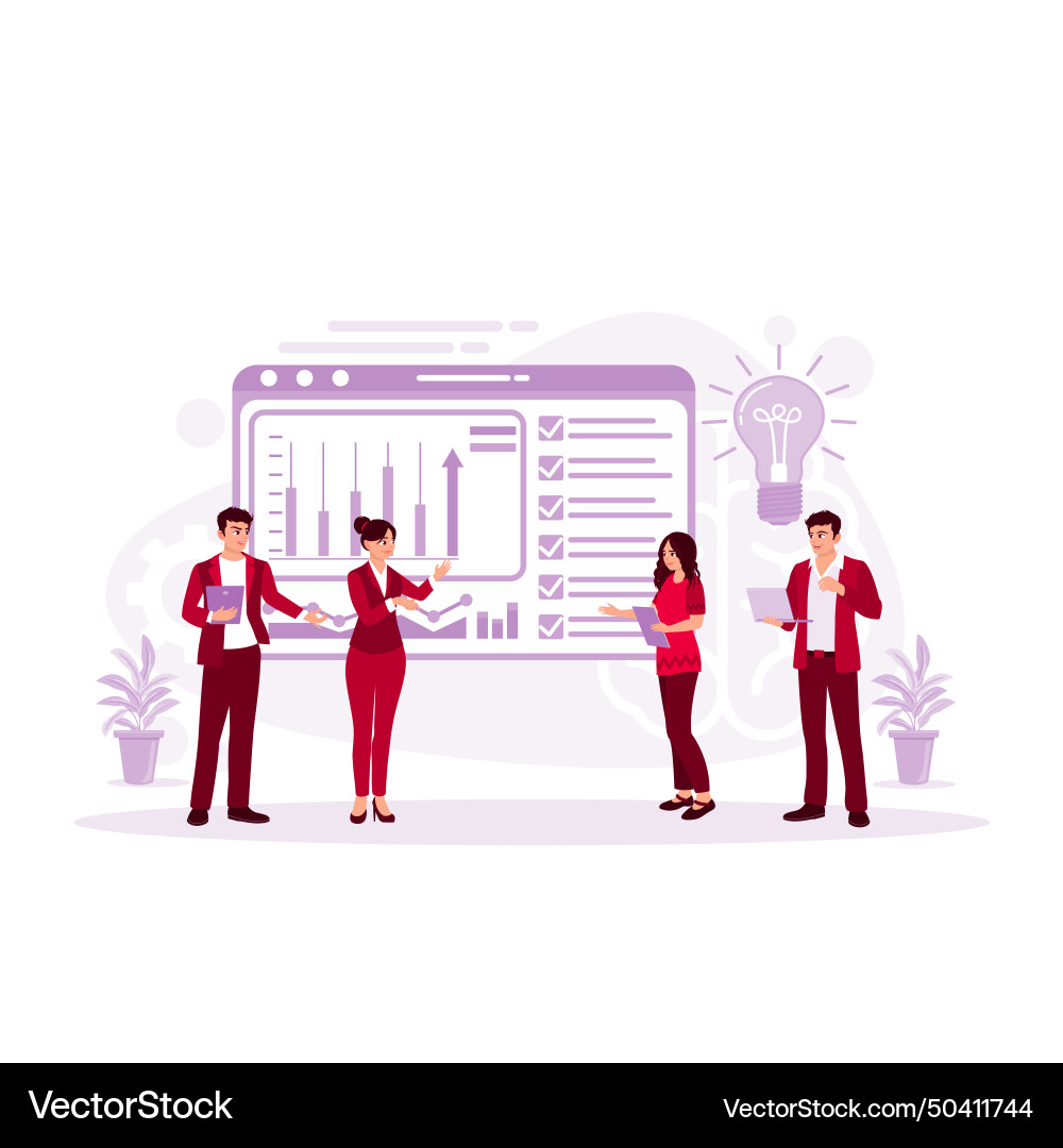 Senior female ceo and multicultural business Vector Image