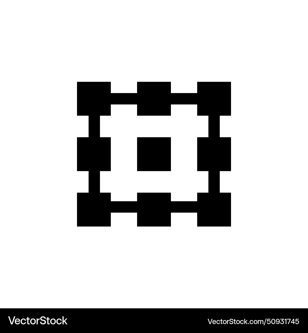 Organisation structure flat icon Royalty Free Vector Image