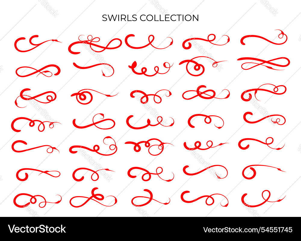 Set of decorative vintage title frames and Vector Image