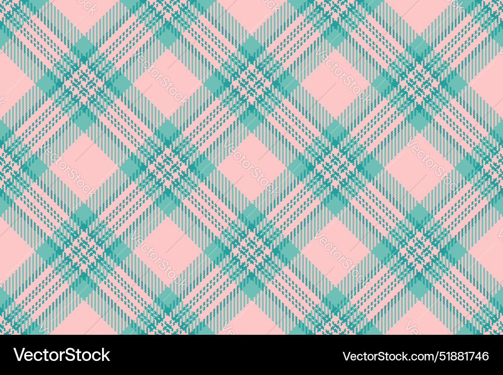 1970s texture fabric background tattersall plaid Vector Image