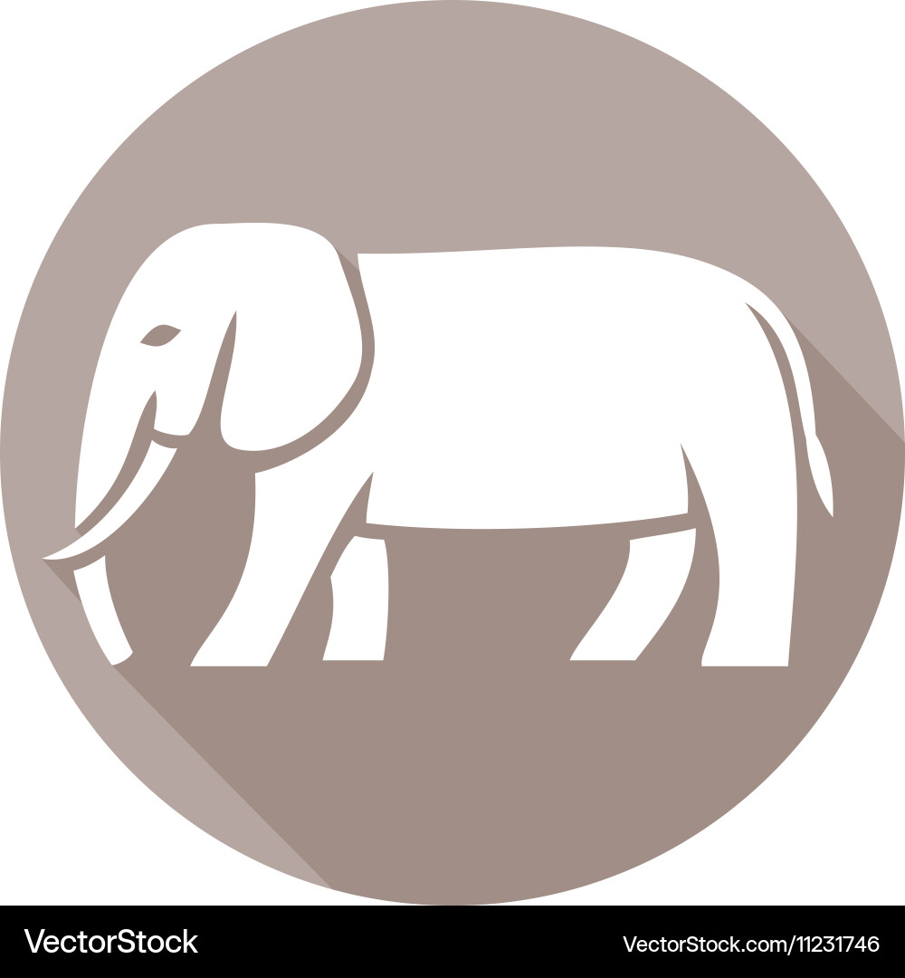 Elephant icon Royalty Free Vector Image - VectorStock