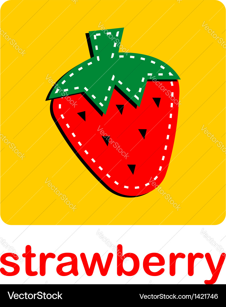 Strawberry Royalty Free Vector Image - VectorStock