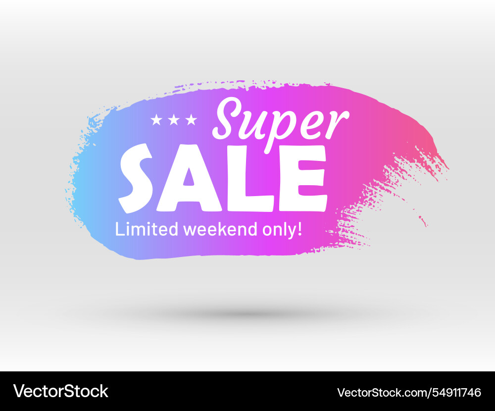 Super sale this weekly only badge Royalty Free Vector Image