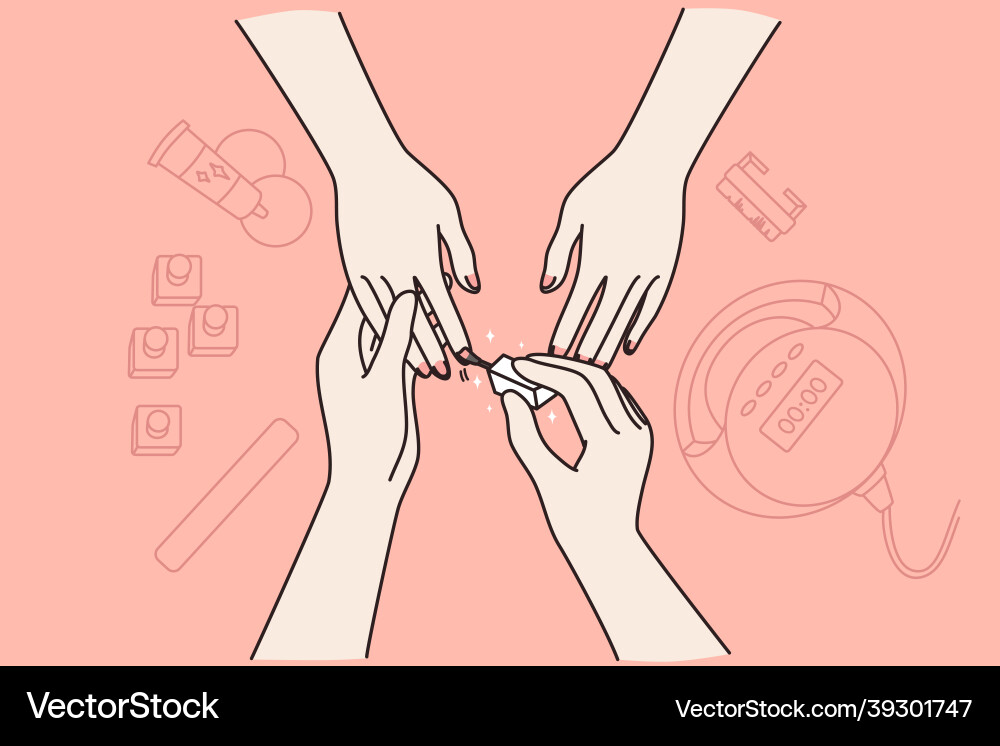 Beauty service wellness cosmetics concept Vector Image