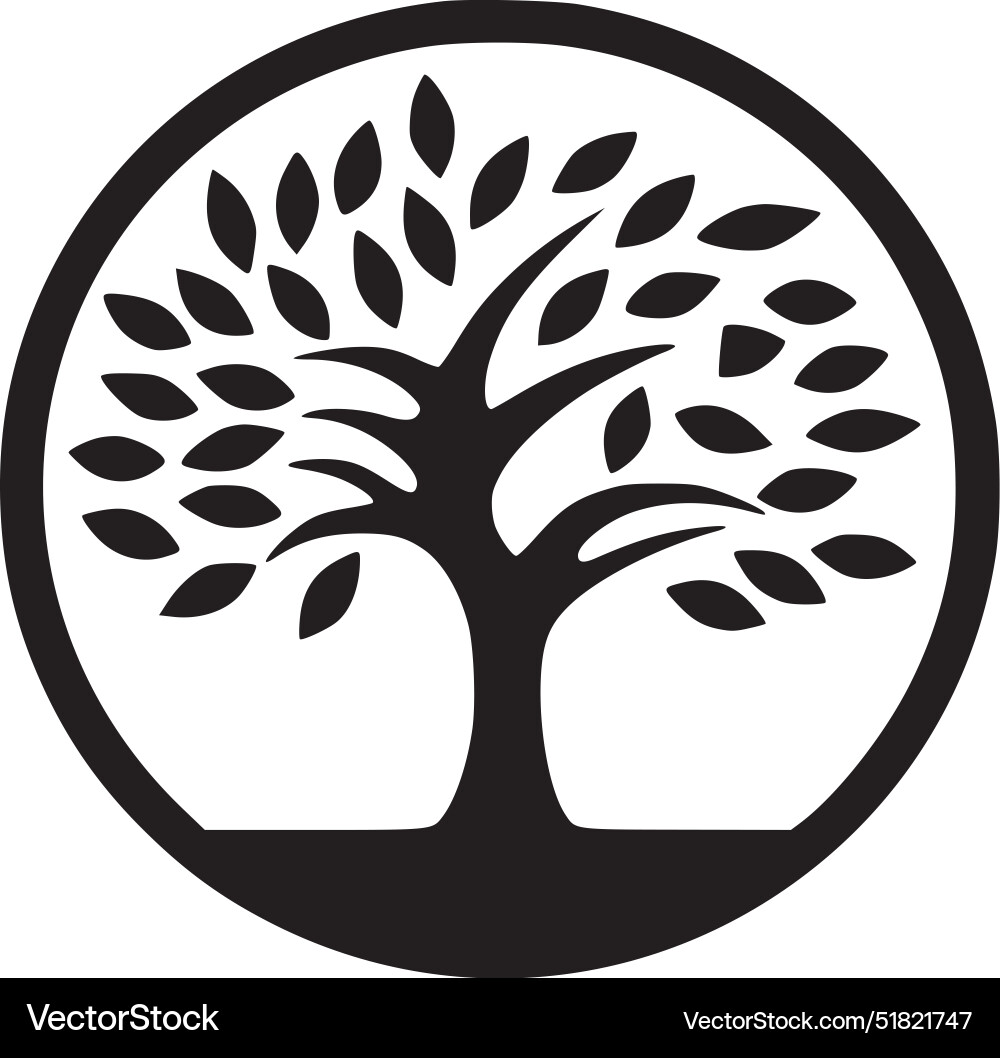 Tree - high quality logo ideal for t-shirt Vector Image