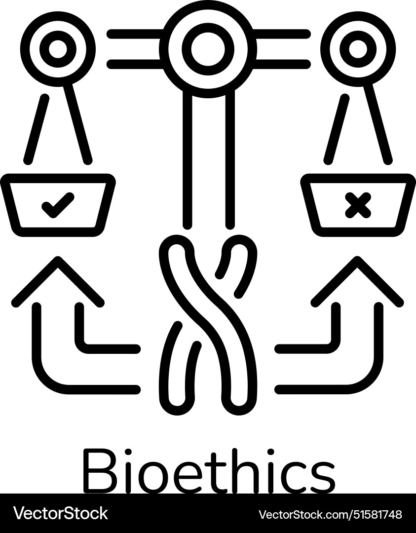 Bioethics Royalty Free Vector Image - VectorStock