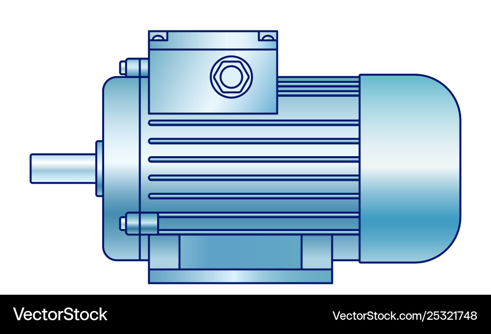 Electric motor Royalty Free Vector Image - VectorStock