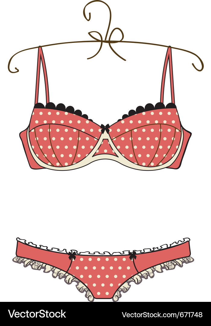 Lingerie Royalty Free Vector Image - VectorStock