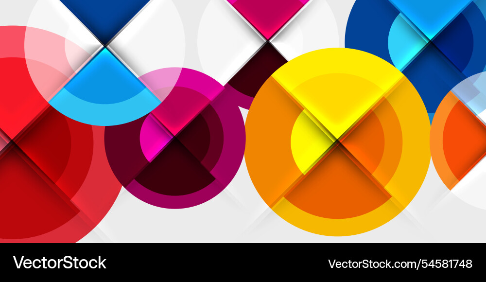 Techno circles and semi Royalty Free Vector Image