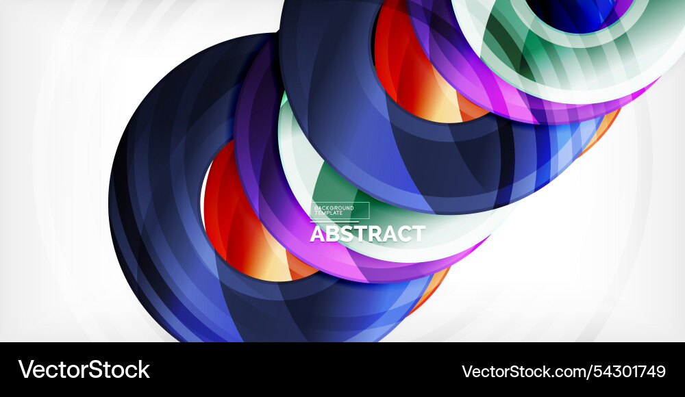 Circles round elements ring shapes premium Vector Image