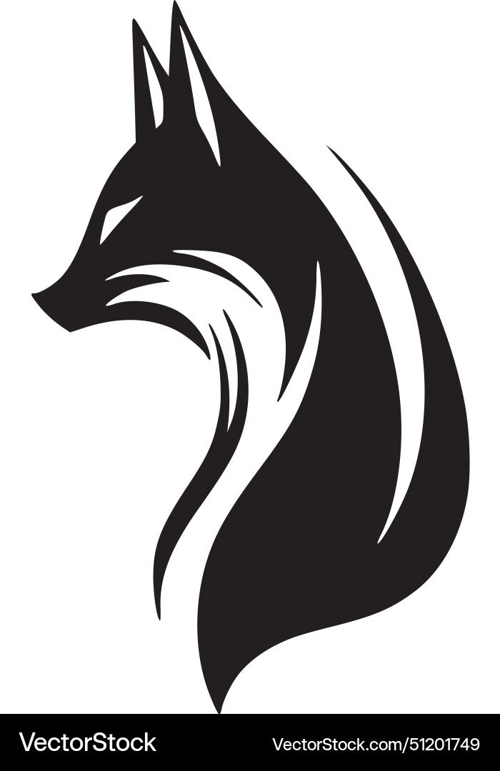 Fox - high quality logo ideal for t-shirt Vector Image