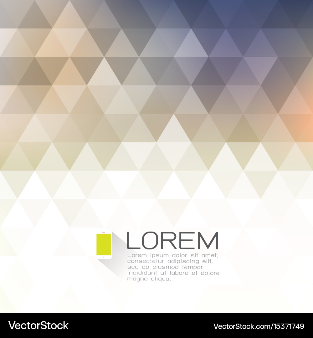 Geometric Triangle Background Royalty Free Vector Image