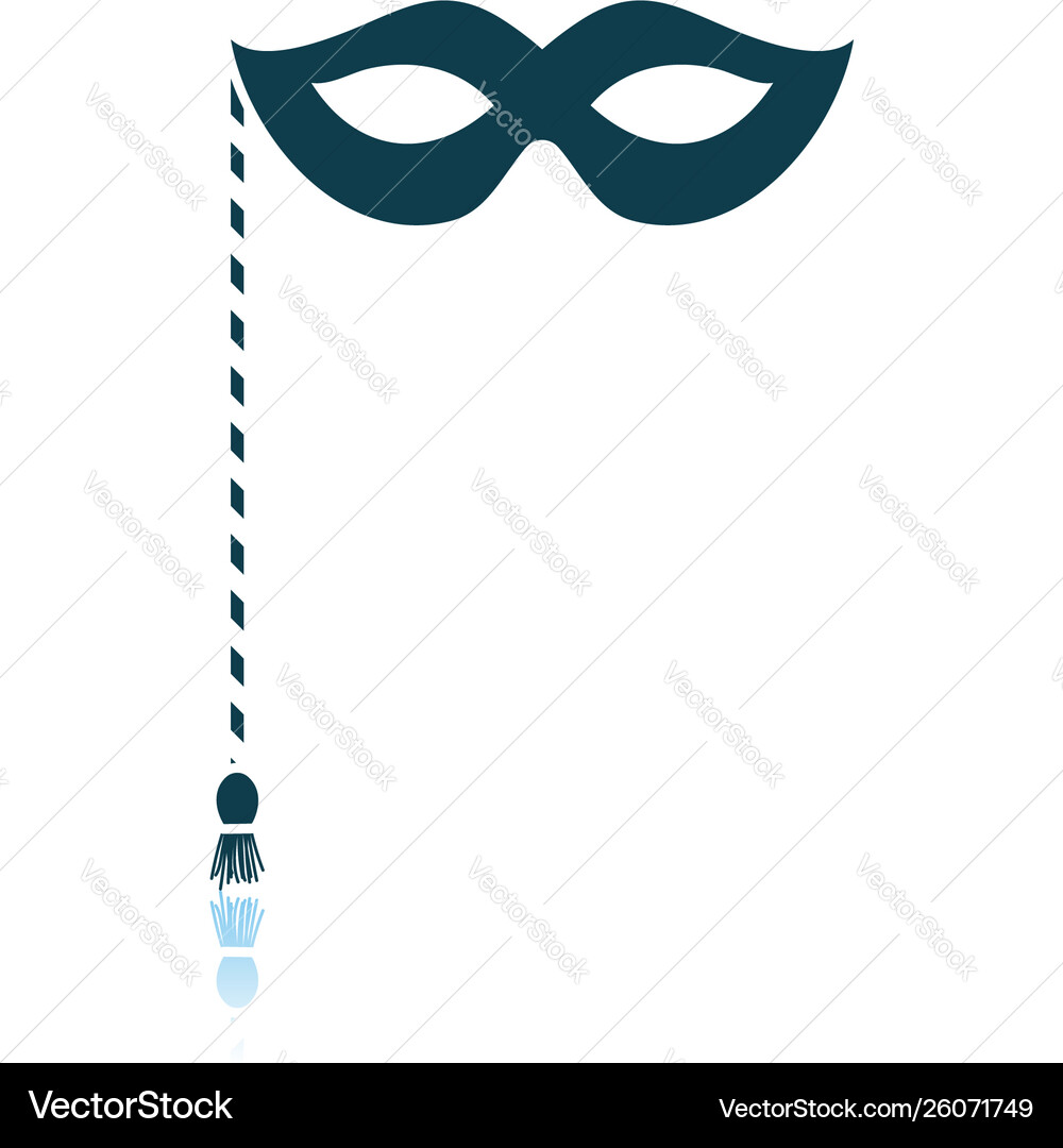 Party carnival mask icon Royalty Free Vector Image