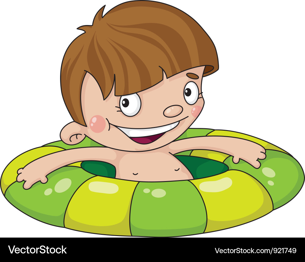 Swimmer boy Royalty Free Vector Image - VectorStock