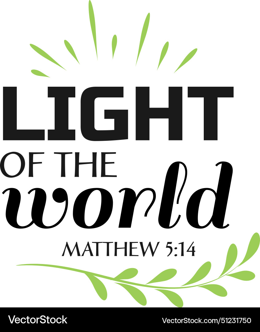 Bible verse about salvation Royalty Free Vector Image