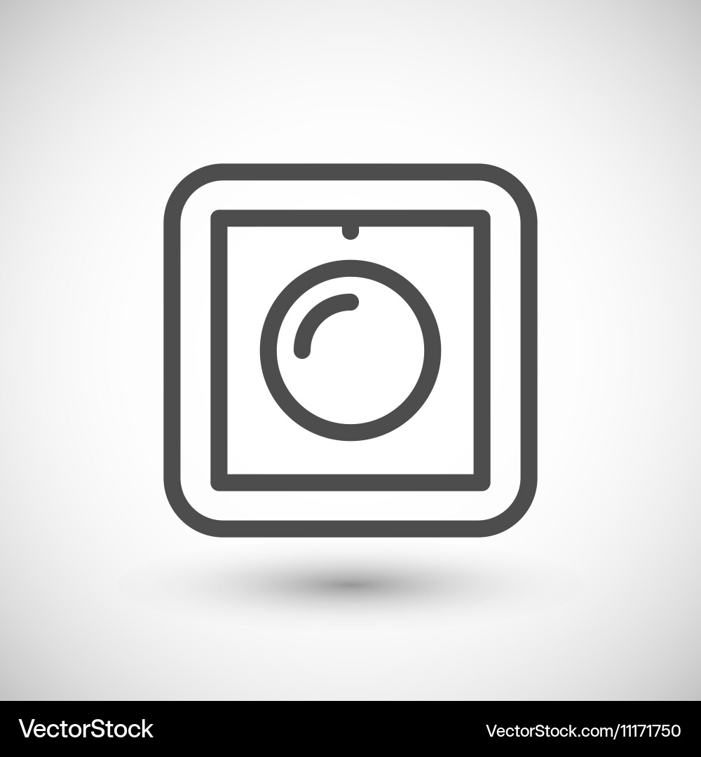 Dimmer line icon Royalty Free Vector Image - VectorStock