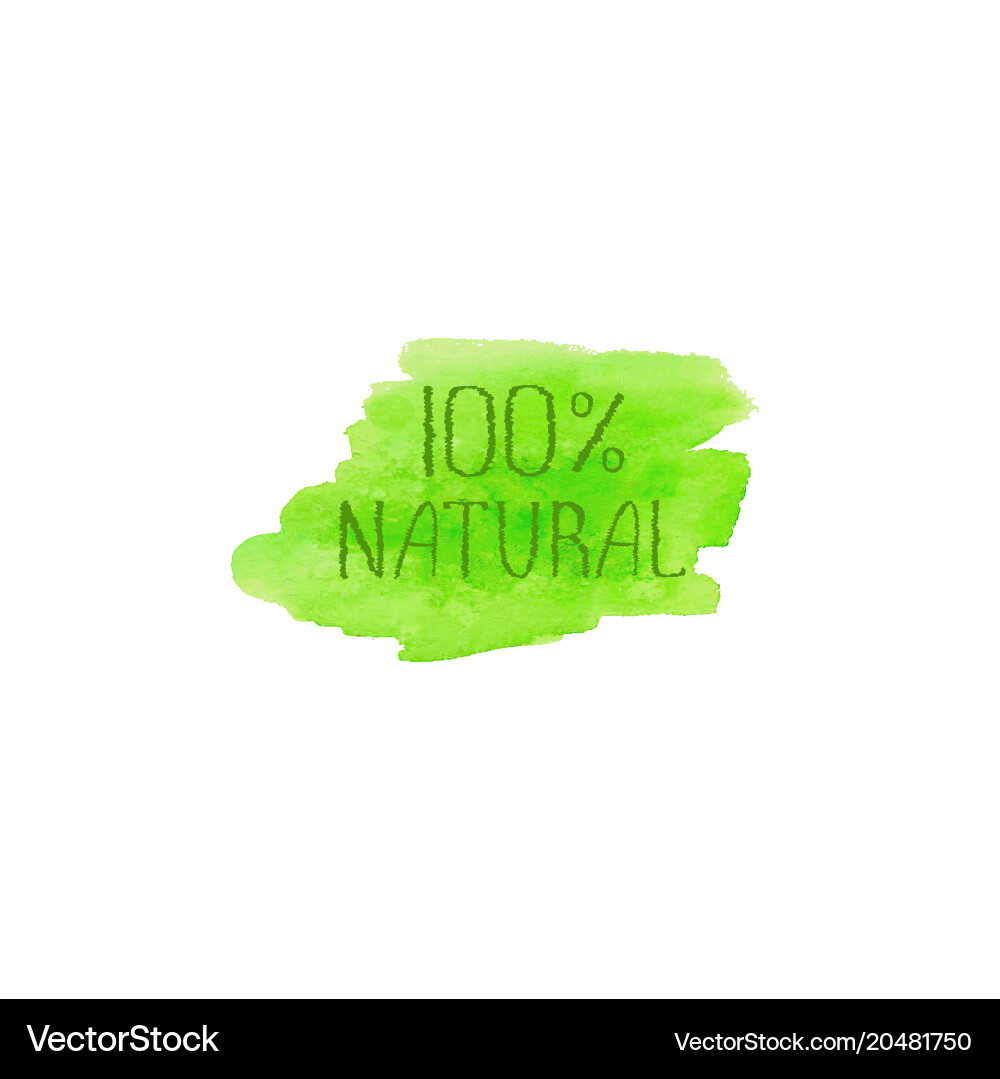 Natural products concept logo design template Vector Image