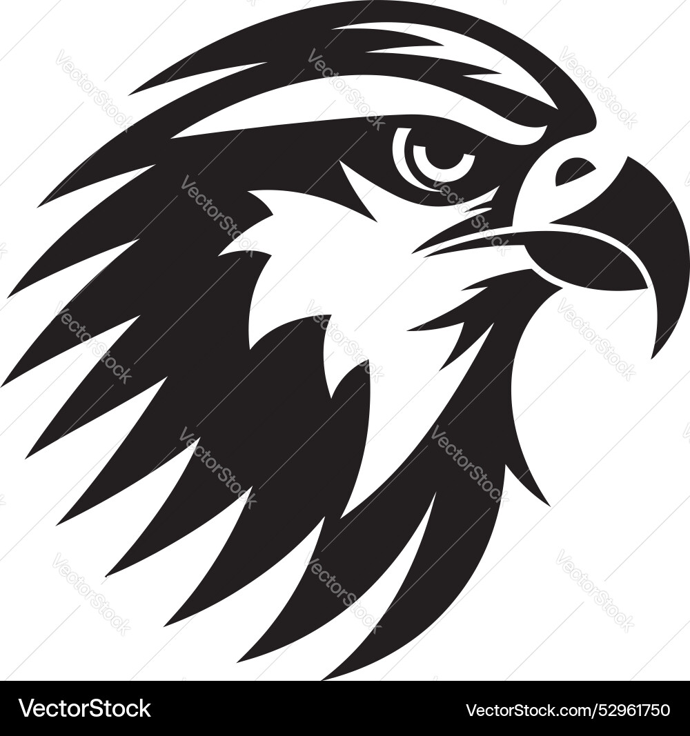 Skyborne majesty eagle logo emblem talon s Vector Image