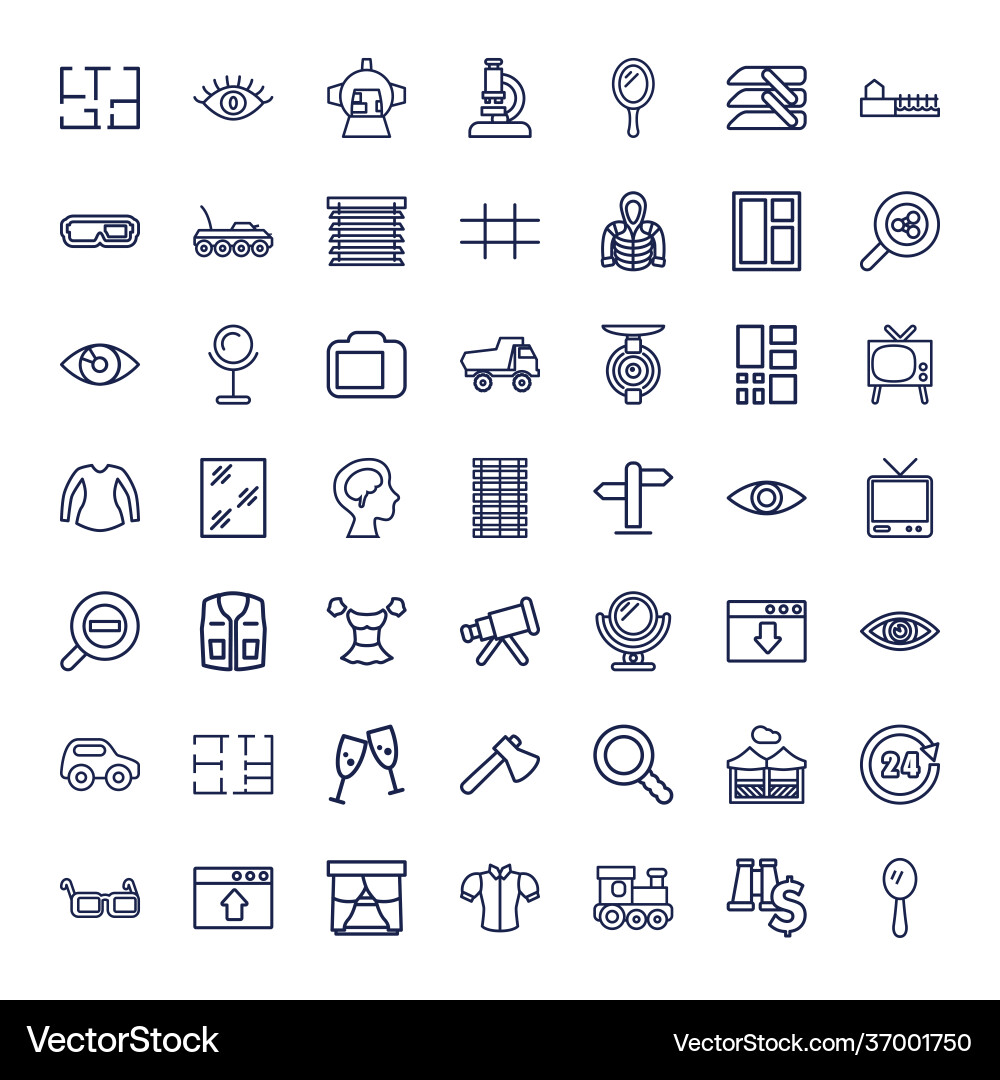 Icons anzeigen Lizenzfreies Vektorbild - VectorStock
