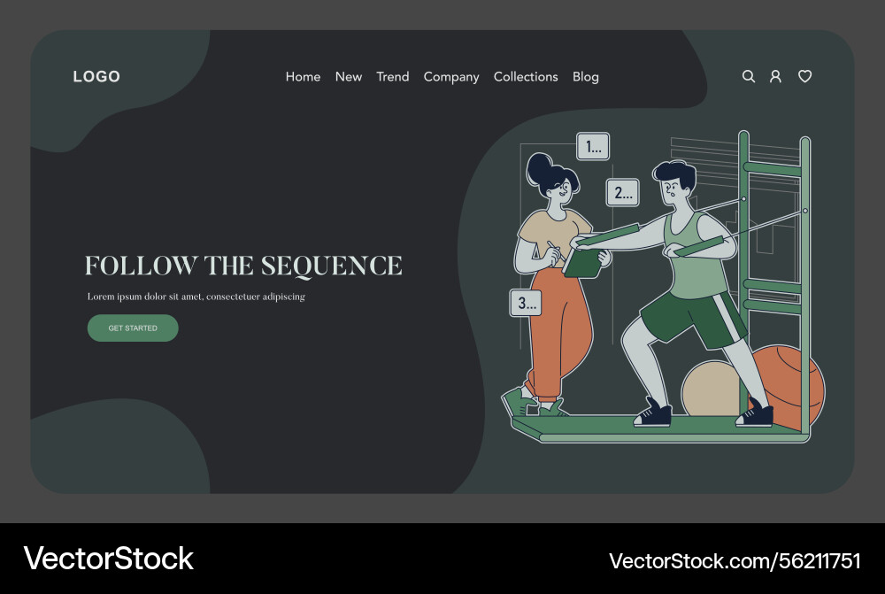 Pilates flat Royalty Free Vector Image - VectorStock