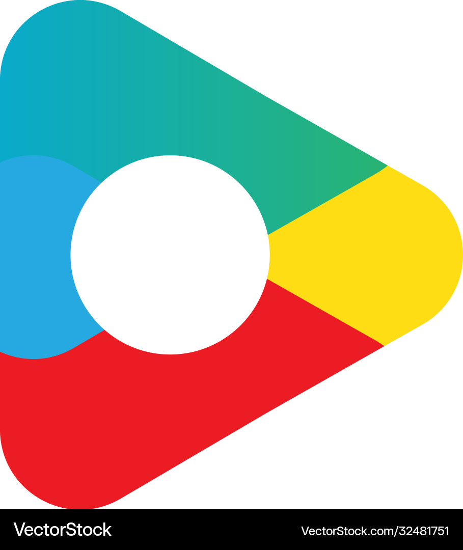 Play logo Royalty Free Vector Image - VectorStock