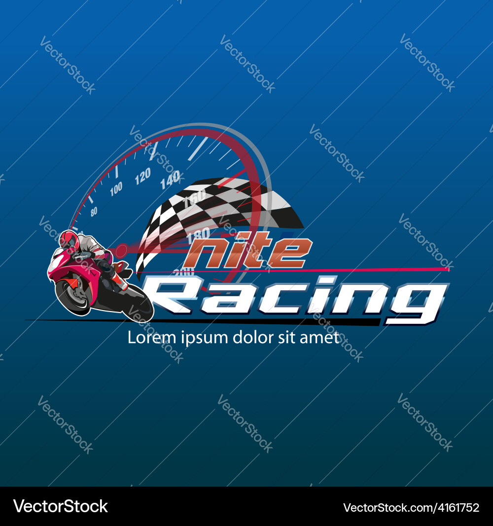 Motor racing Royalty Free Vector Image - VectorStock