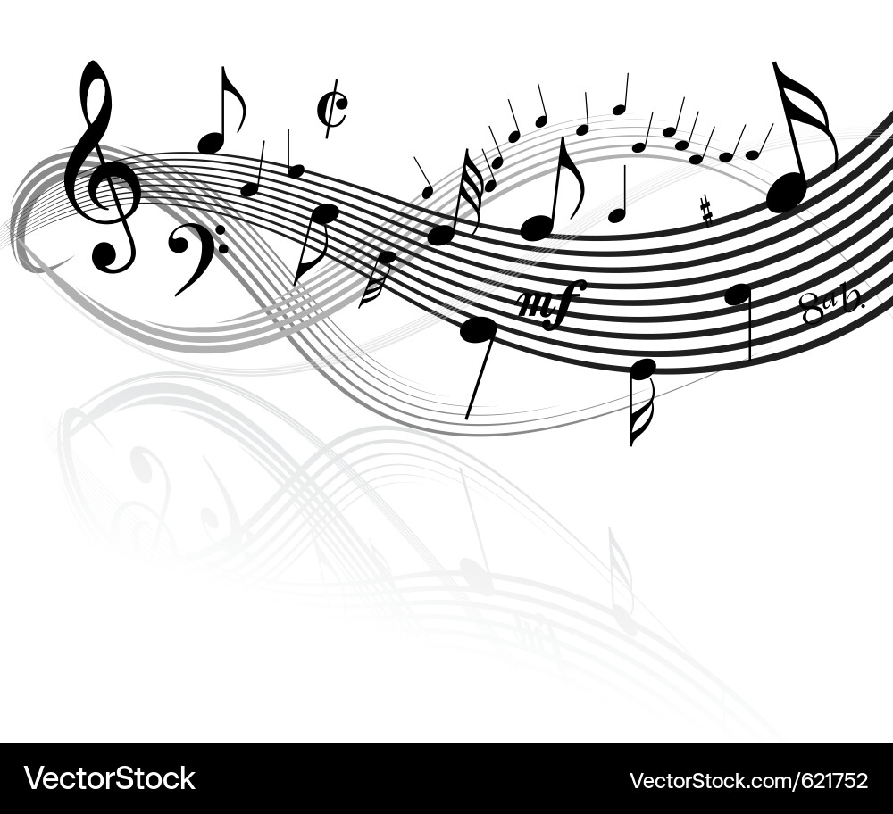 Music border Royalty Free Vector Image - VectorStock