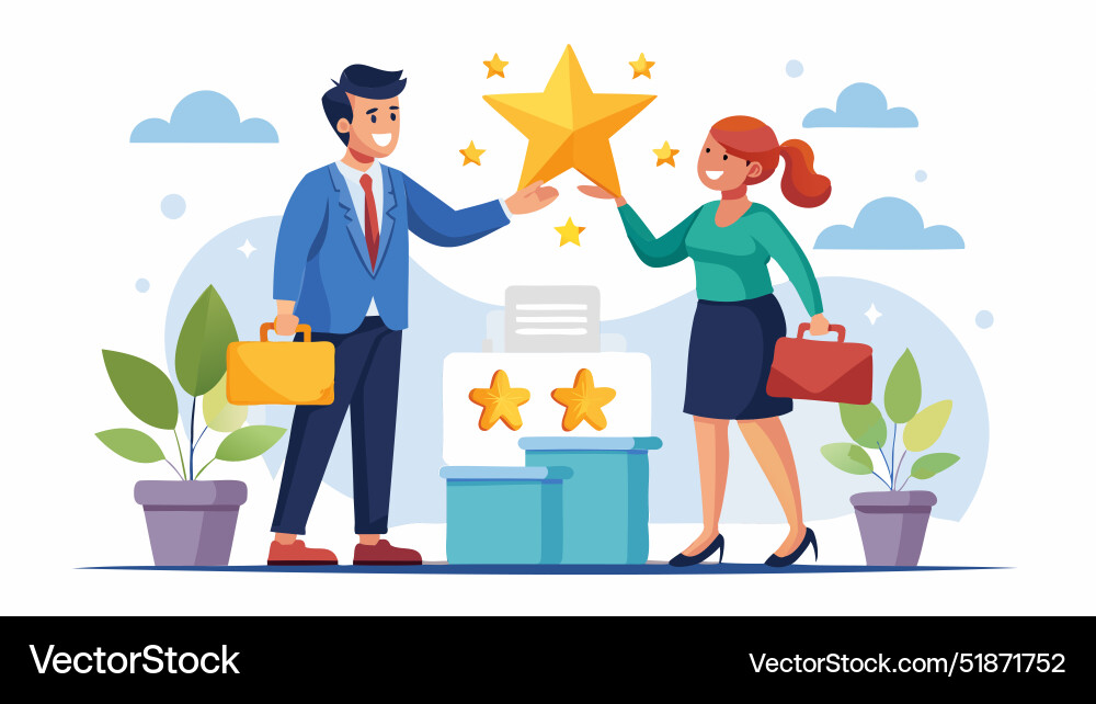 Team performance evaluation Royalty Free Vector Image