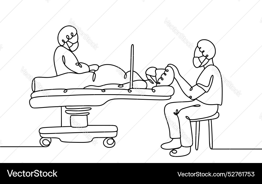 C-section Royalty Free Vector Image - VectorStock