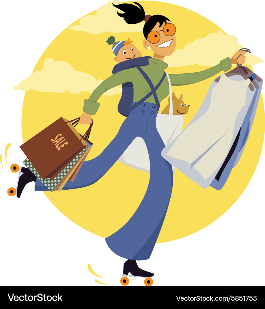 On the go Royalty Free Vector Image - VectorStock