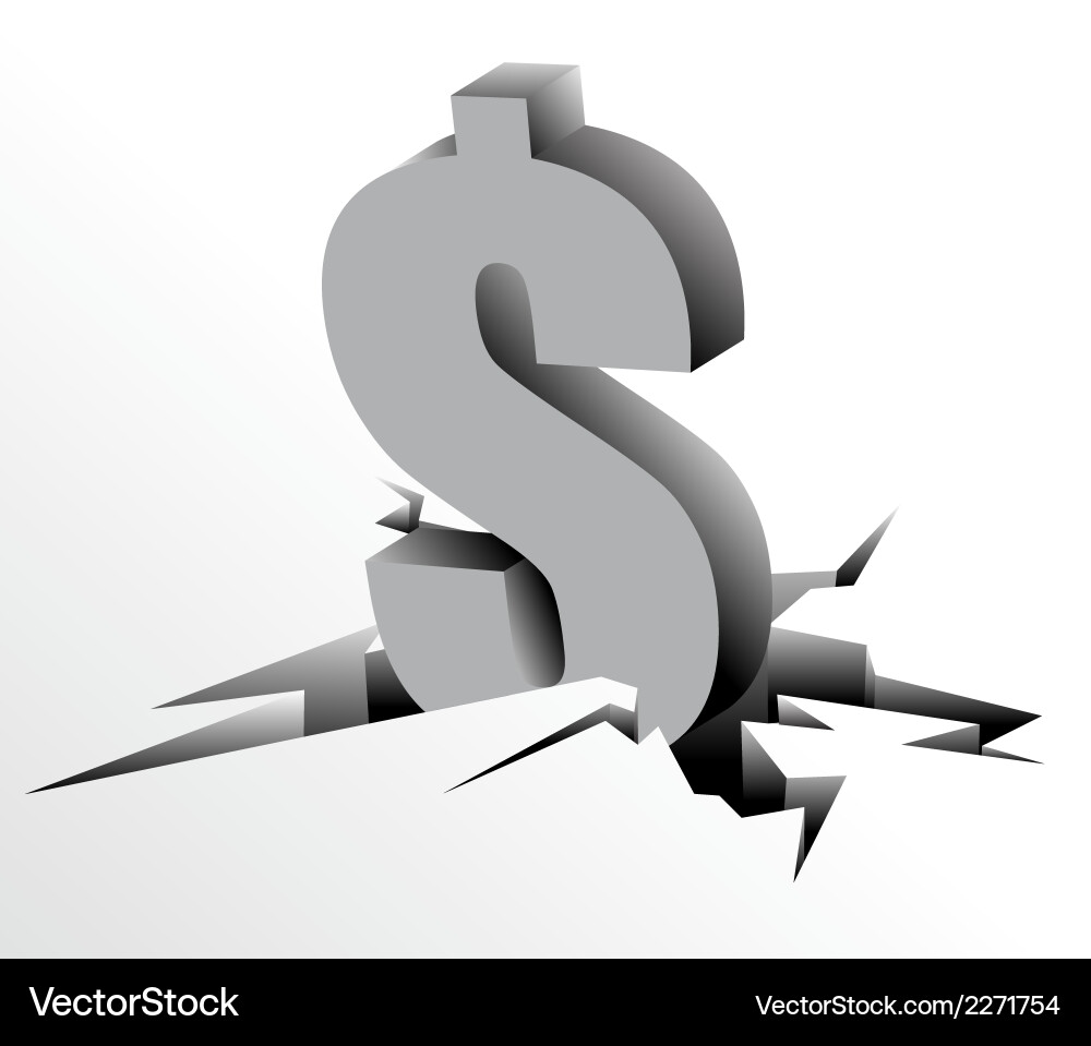 Dollar sign Royalty Free Vector Image - VectorStock