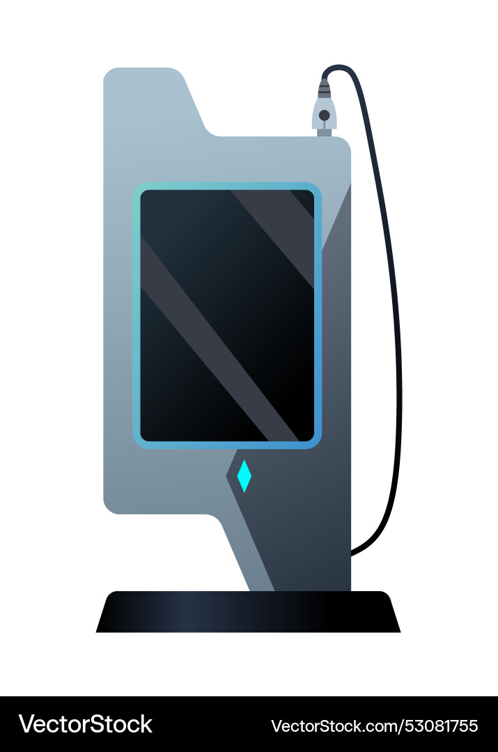 Car charger icon electromobile charging station Vector Image