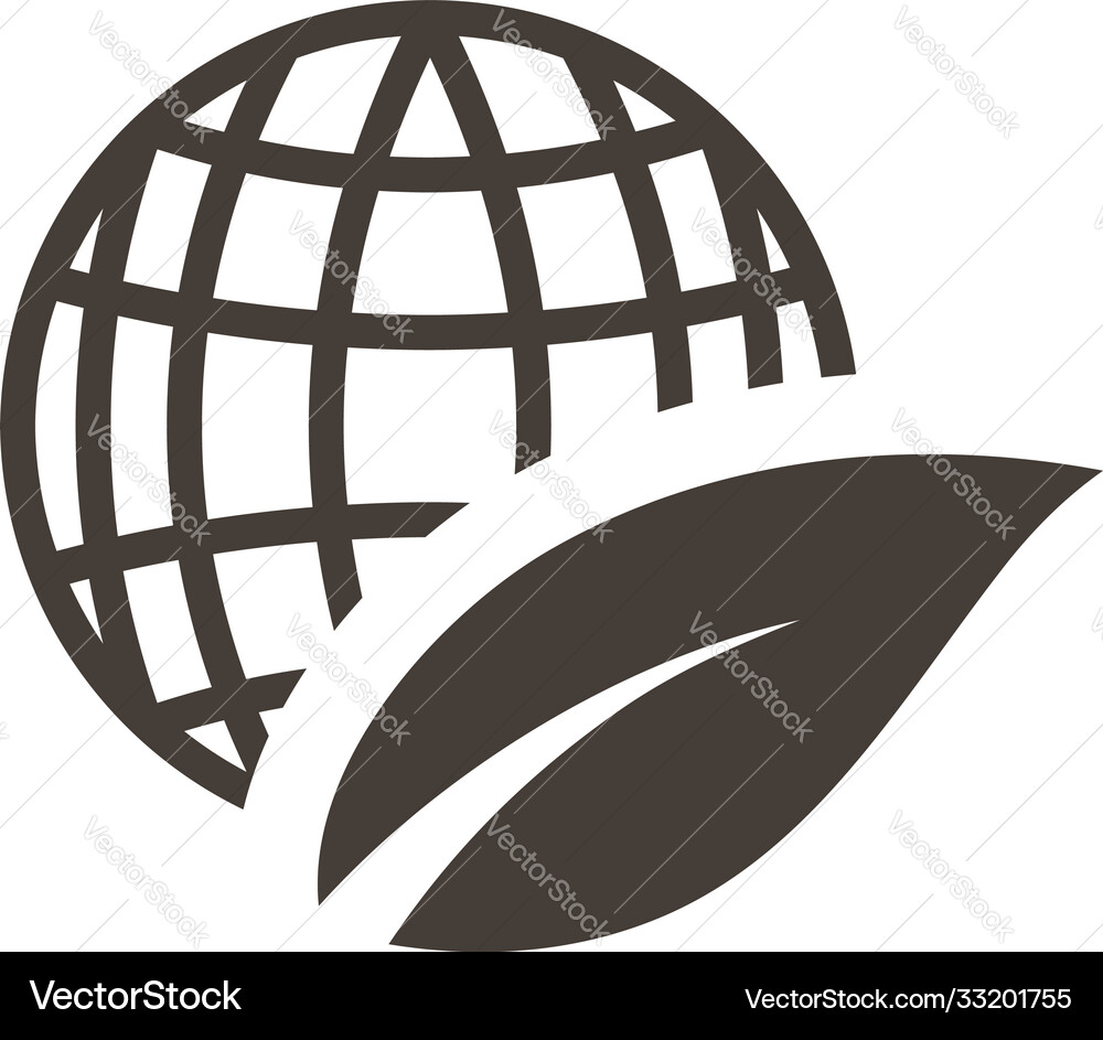 Earth day emblem Royalty Free Vector Image - VectorStock