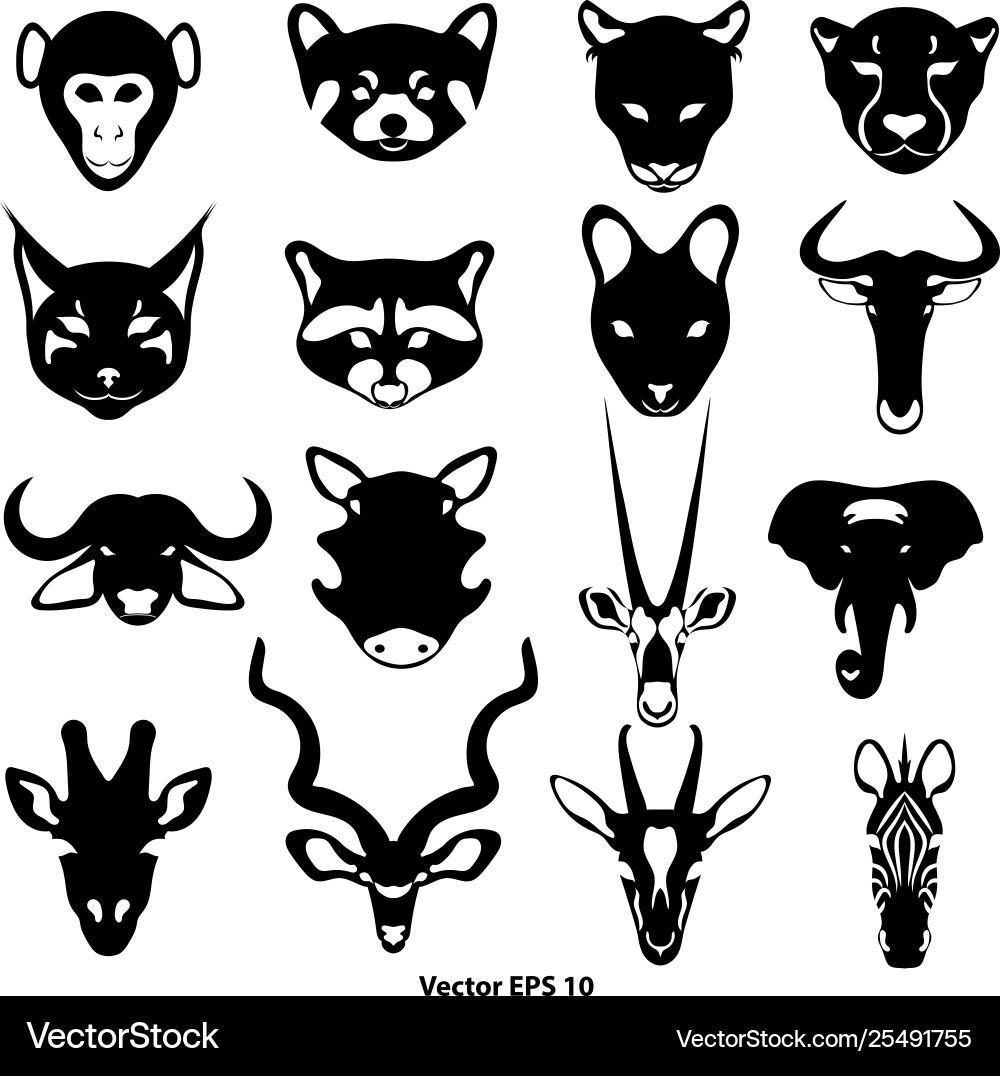 Logo Tiere Lizenzfreies Vektorbild - VectorStock