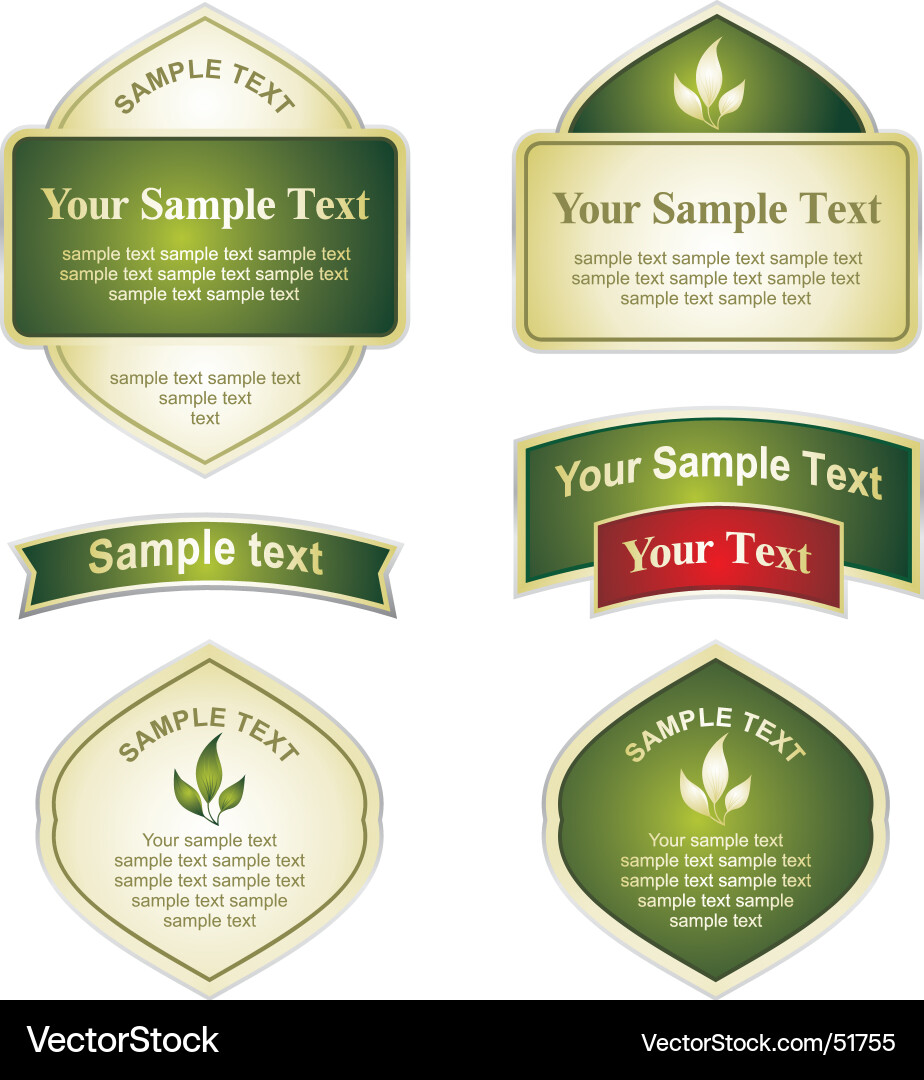 Various logos Royalty Free Vector Image - VectorStock