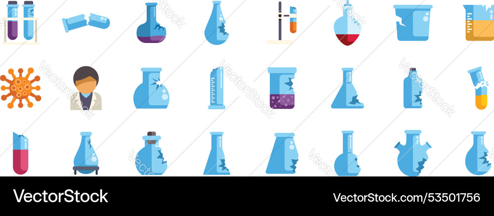 Scientist making chemical experiments using Vector Image