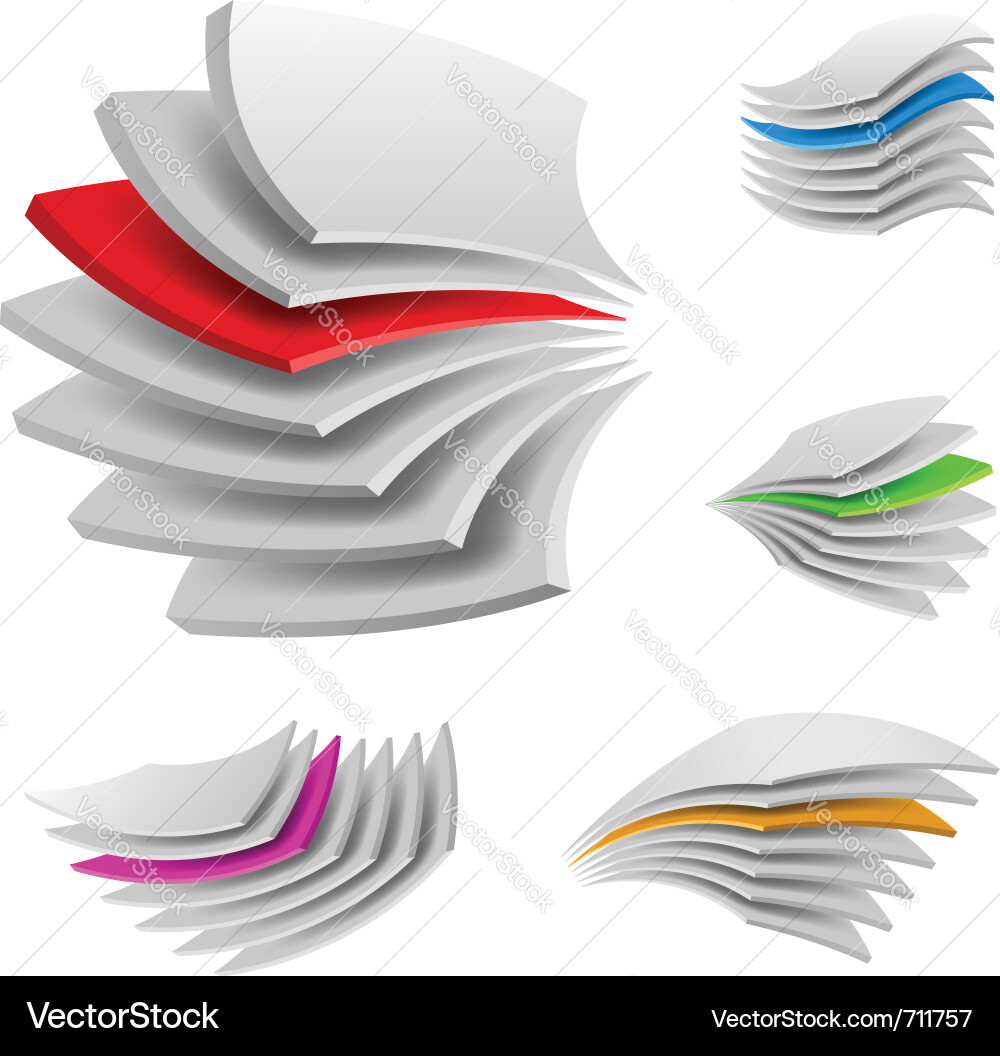 Multi layers Royalty Free Vector Image - VectorStock