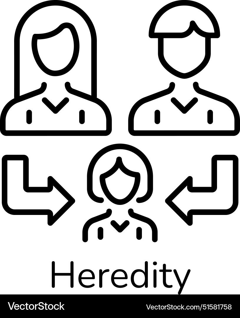 Heredity Royalty Free Vector Image - VectorStock