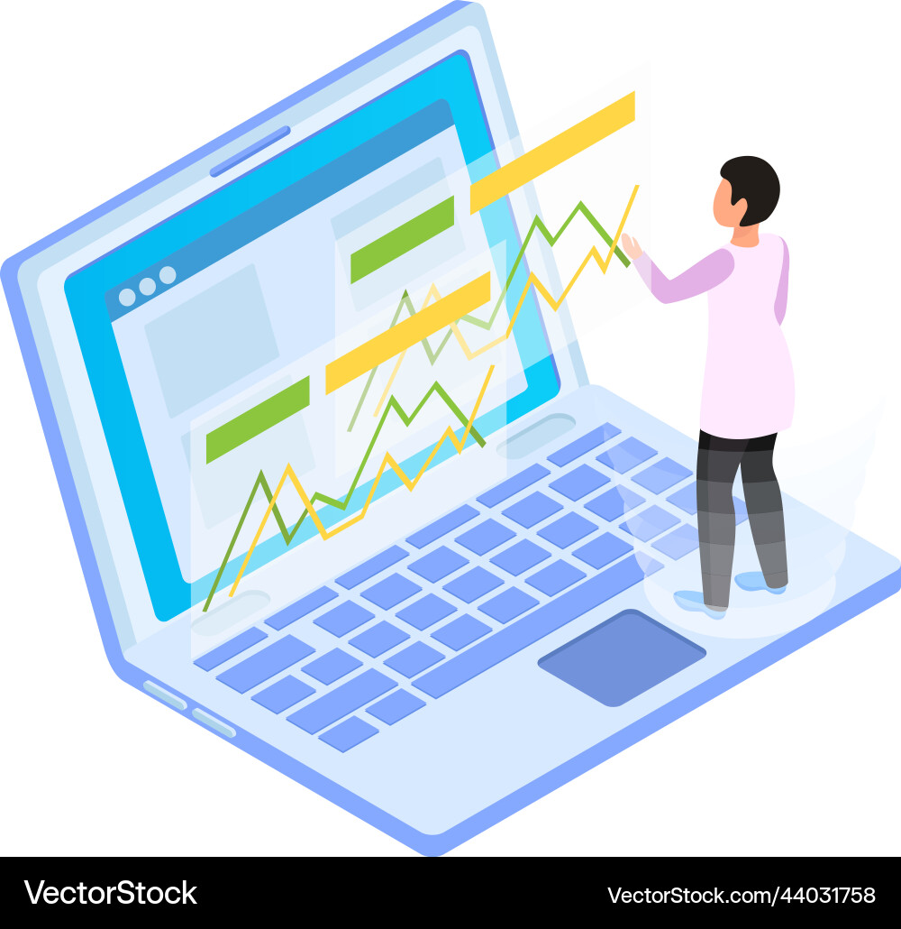 Science research icon Royalty Free Vector Image