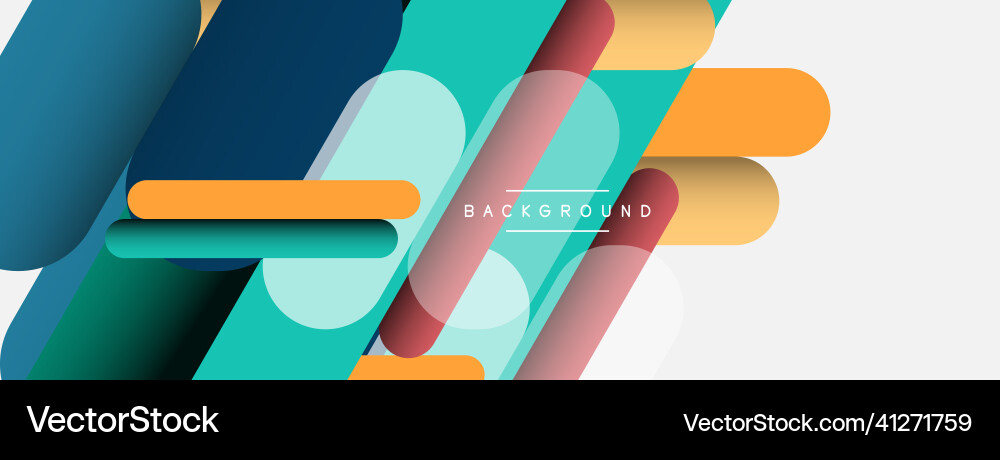 Abstract background round shapes lines Royalty Free Vector