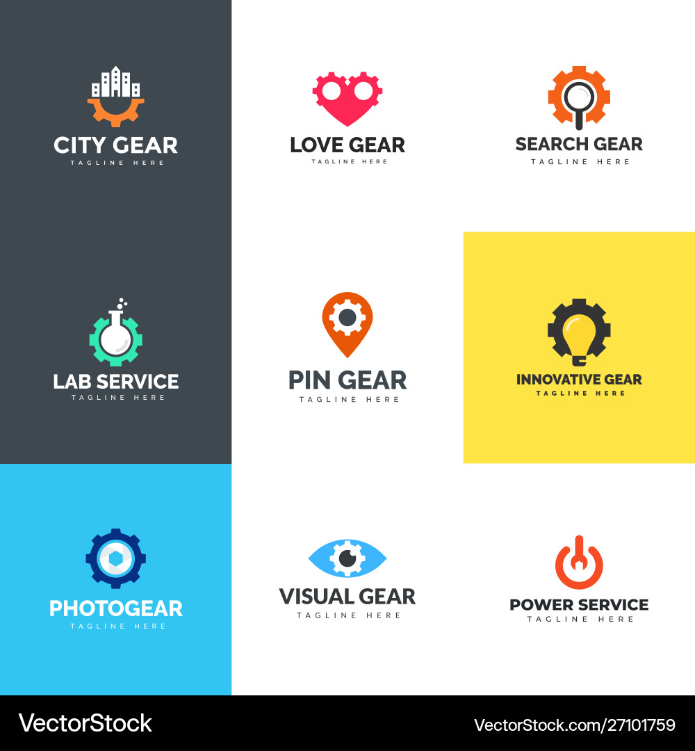 Logo der Packkonfiguration Lizenzfreies Vektorbild