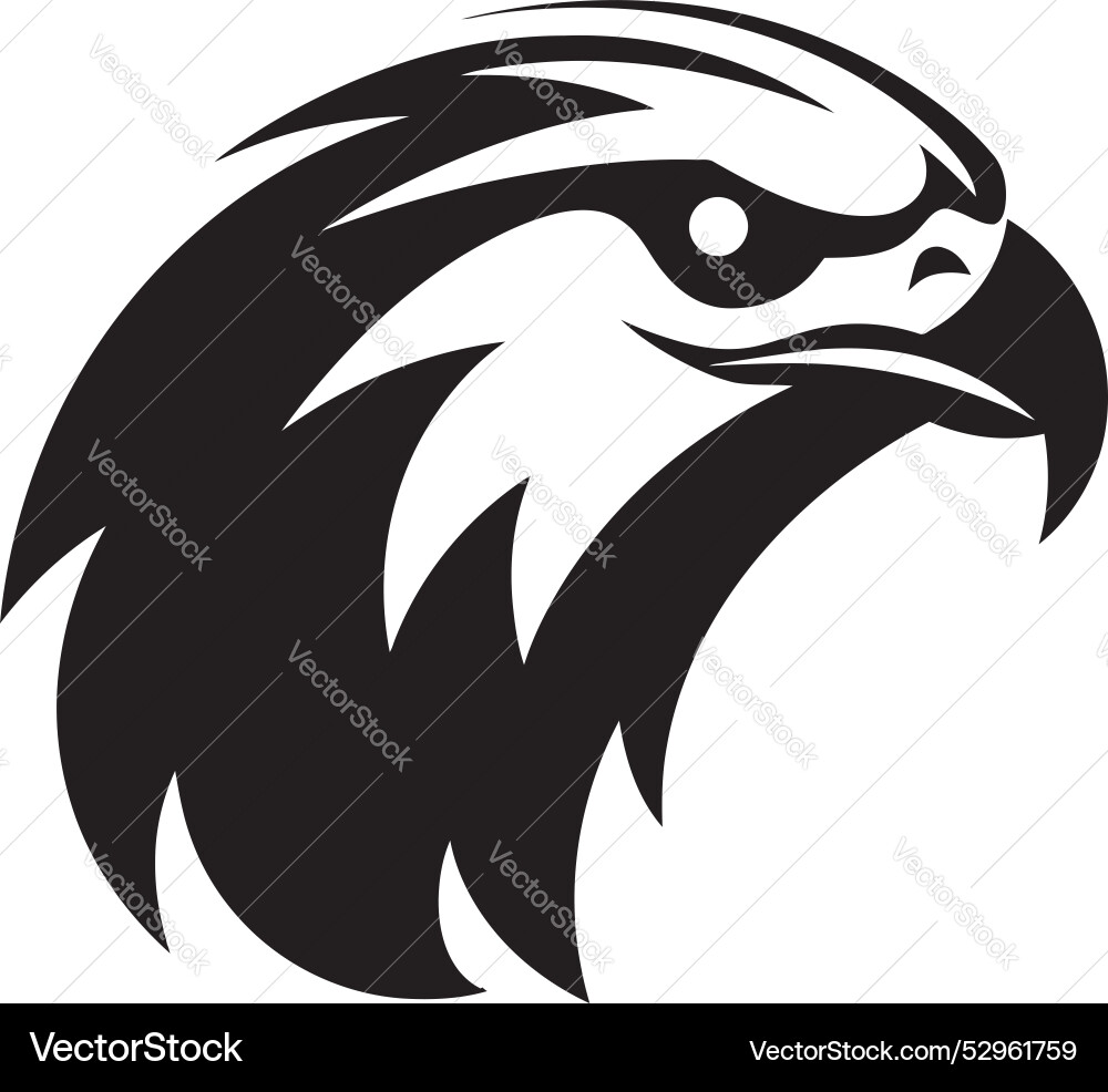 Skyward sentinel eagle logo symbol noble flight Vector Image