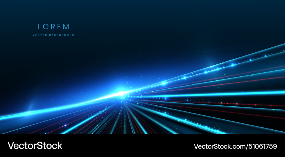 Technology futuristic speed line fiber optic Vector Image