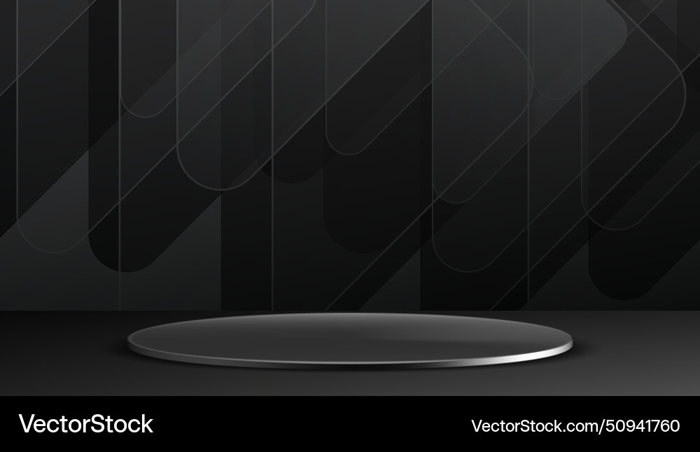 3d white triangles rounded corners abstract back Vector Image