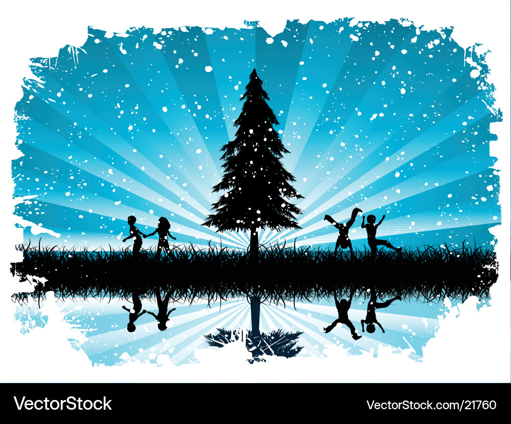 Children playing Royalty Free Vector Image - VectorStock