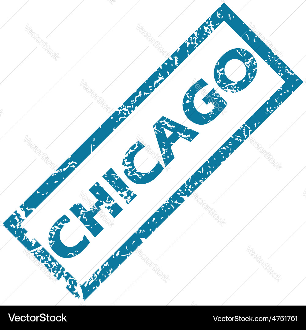 Chicago rubber stamp Royalty Free Vector Image
