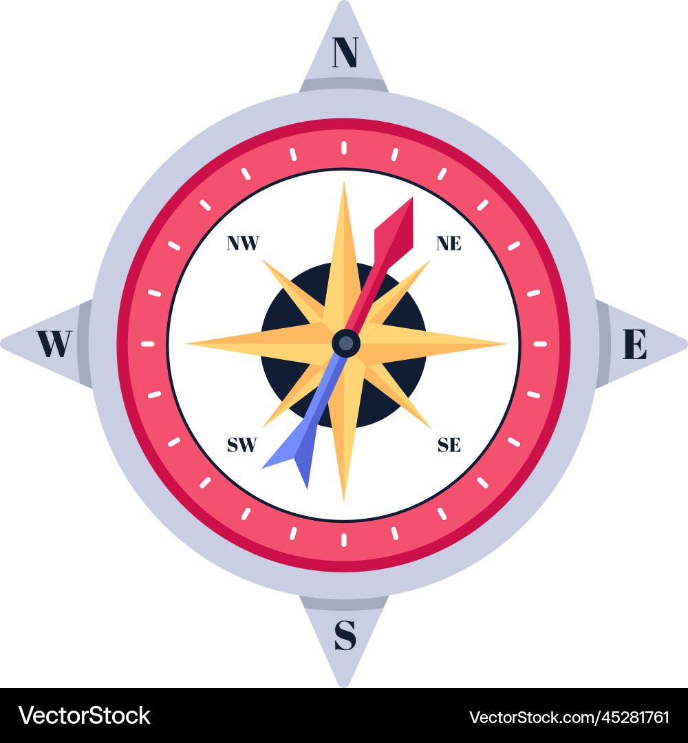 Compass Royalty Free Vector Image - VectorStock