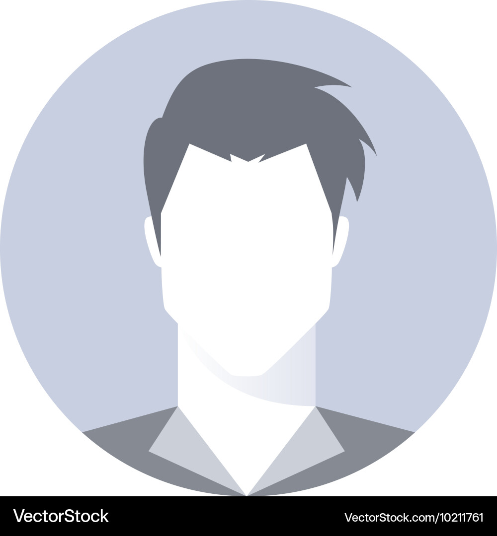 Male avatar profile picture Royalty Free Vector Image