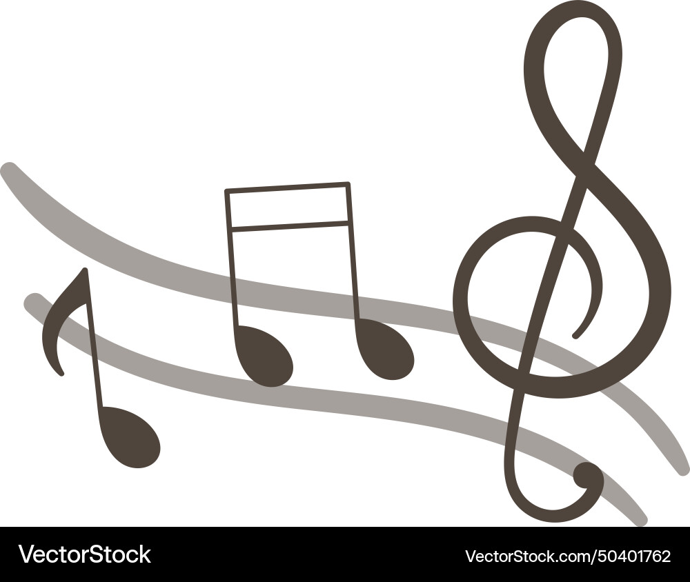 Music notes pattern Royalty Free Vector Image - VectorStock